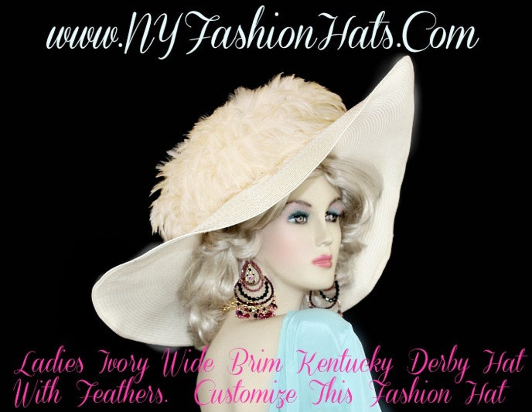Haute Couture Luxury Big Brim Designer Statement Hats, Nyfashionhats ...