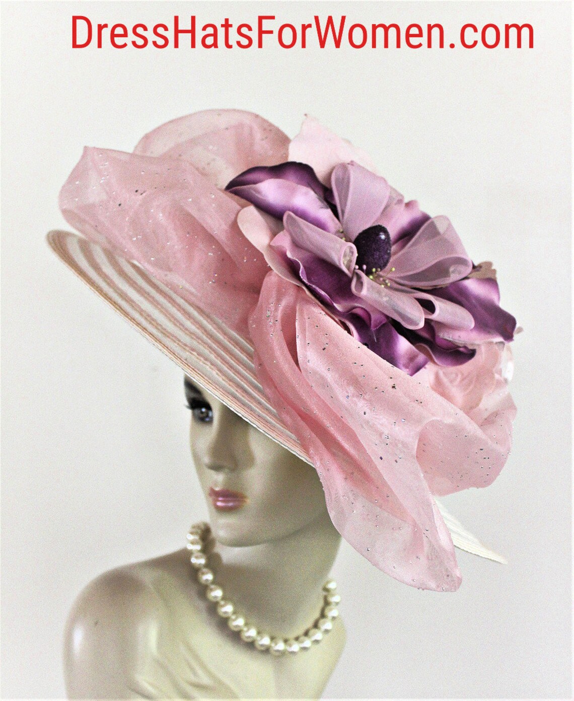 Women's Luxury Couture Premium Statement Wedding Hat, Hats for Horse ...