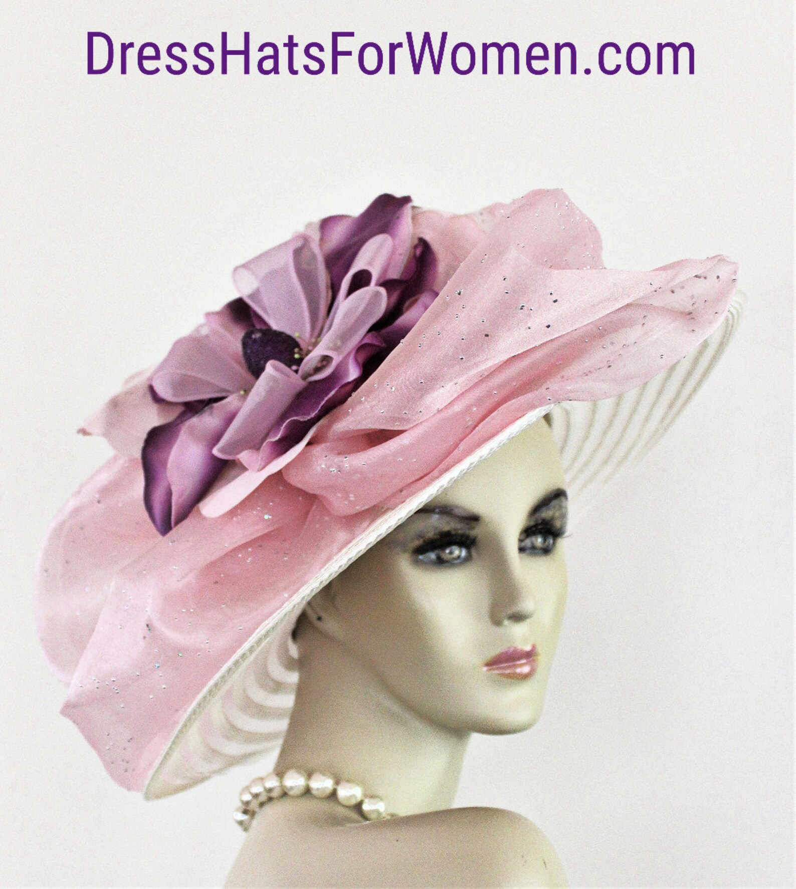 Women's Luxury Couture Premium Statement Wedding Hat, Hats for Horse ...