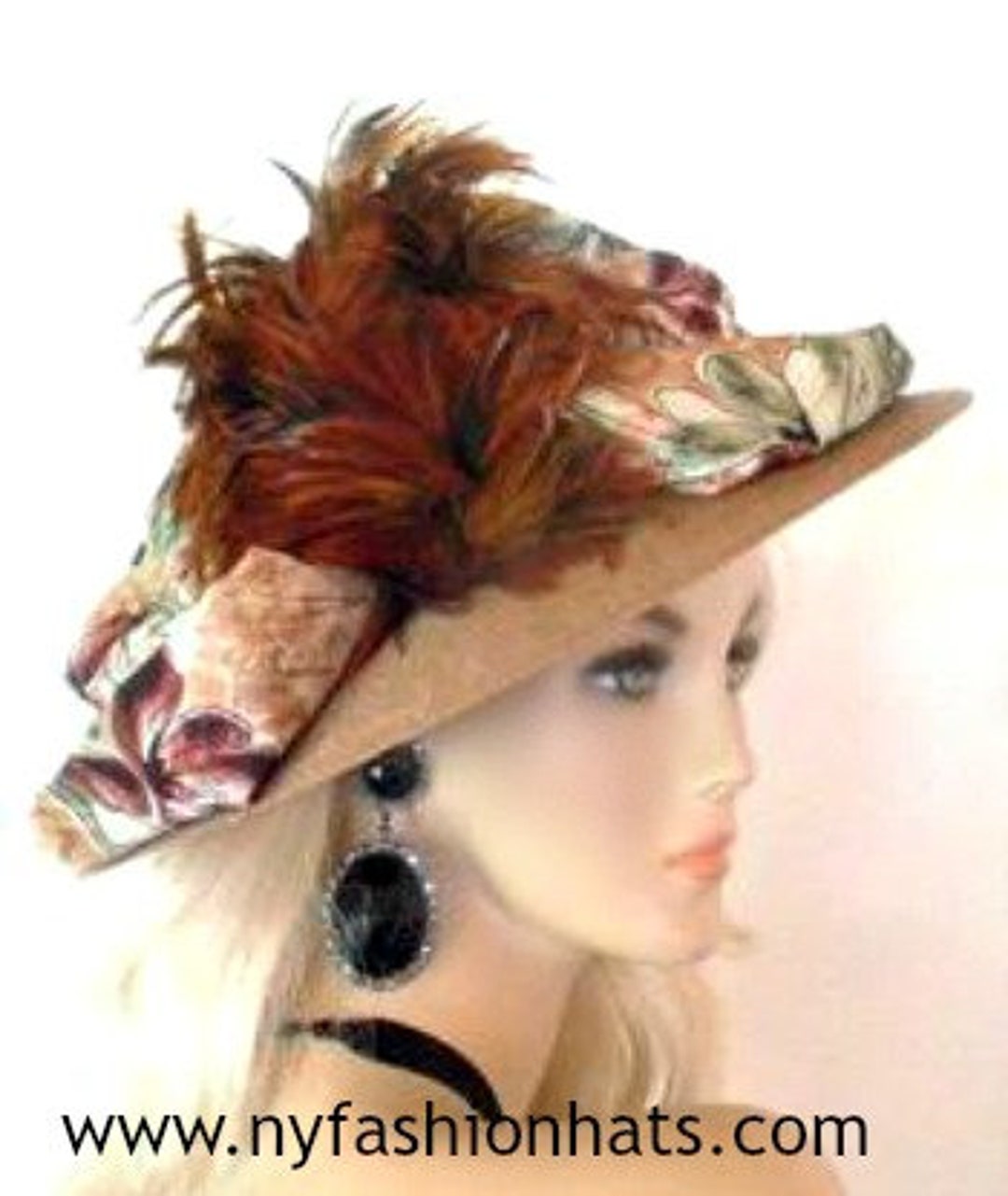 Women Formal Dress Wedding Church Hat, Avant Garde Hat, Haute Couture ...