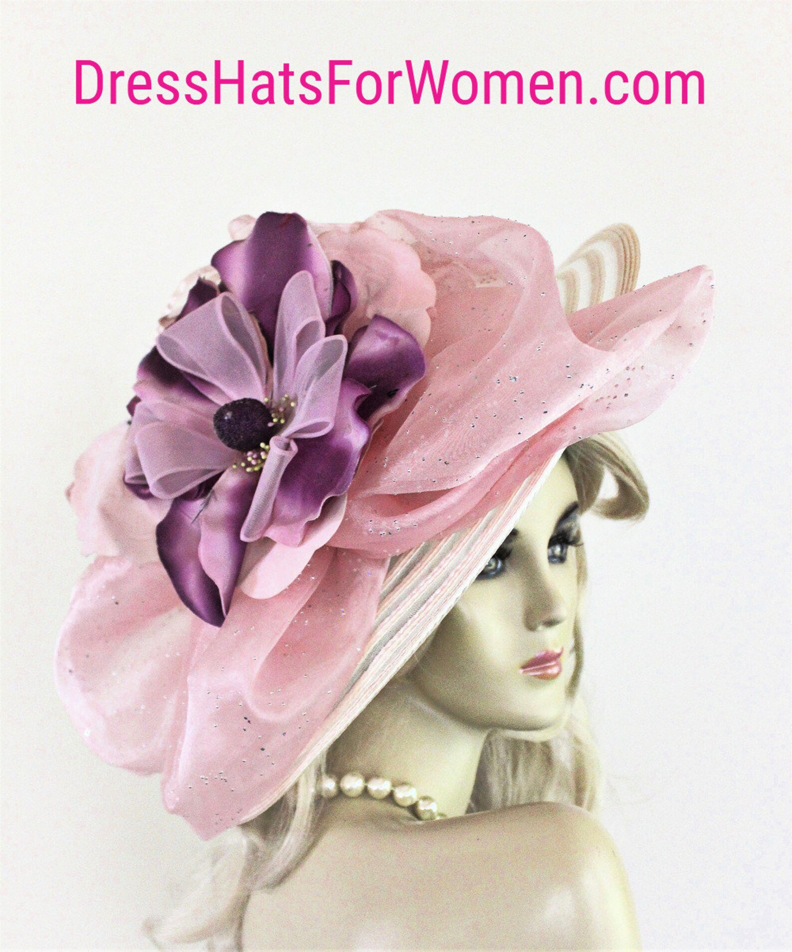 Women's Luxury Couture Premium Statement Wedding Hat, Hats for Horse ...