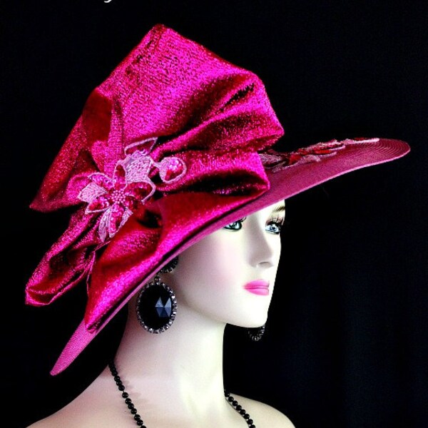 Magenta Hat - Etsy