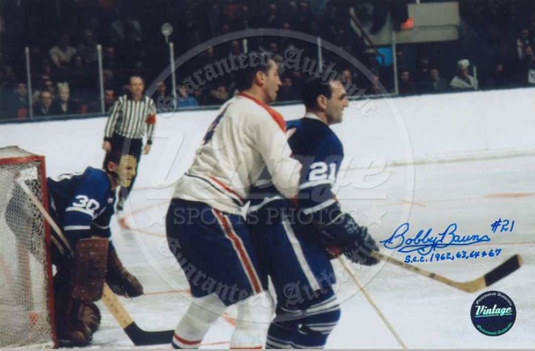 Bobby Baun Toronto Maple Leafs 12x8 Autographed Photo - Etsy