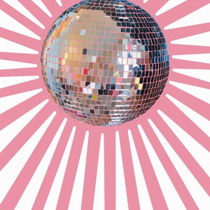 Pink Disco Wall Art / Digital Download - Etsy Canada