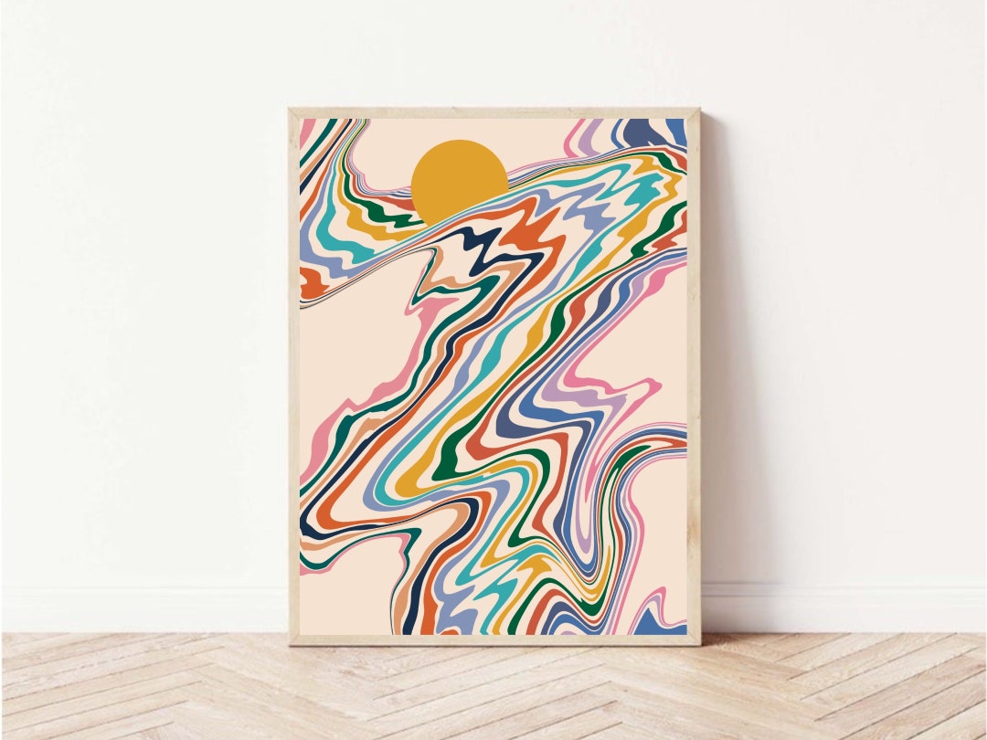 Sun Drip Print / Digital Download - Etsy