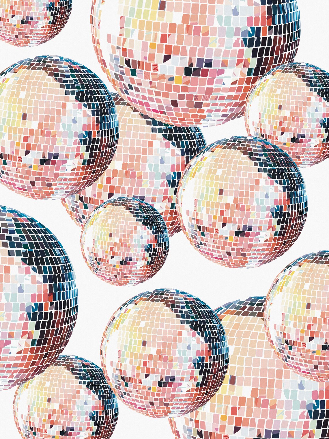 Pink Disco Collection Print / Digital Download - Etsy