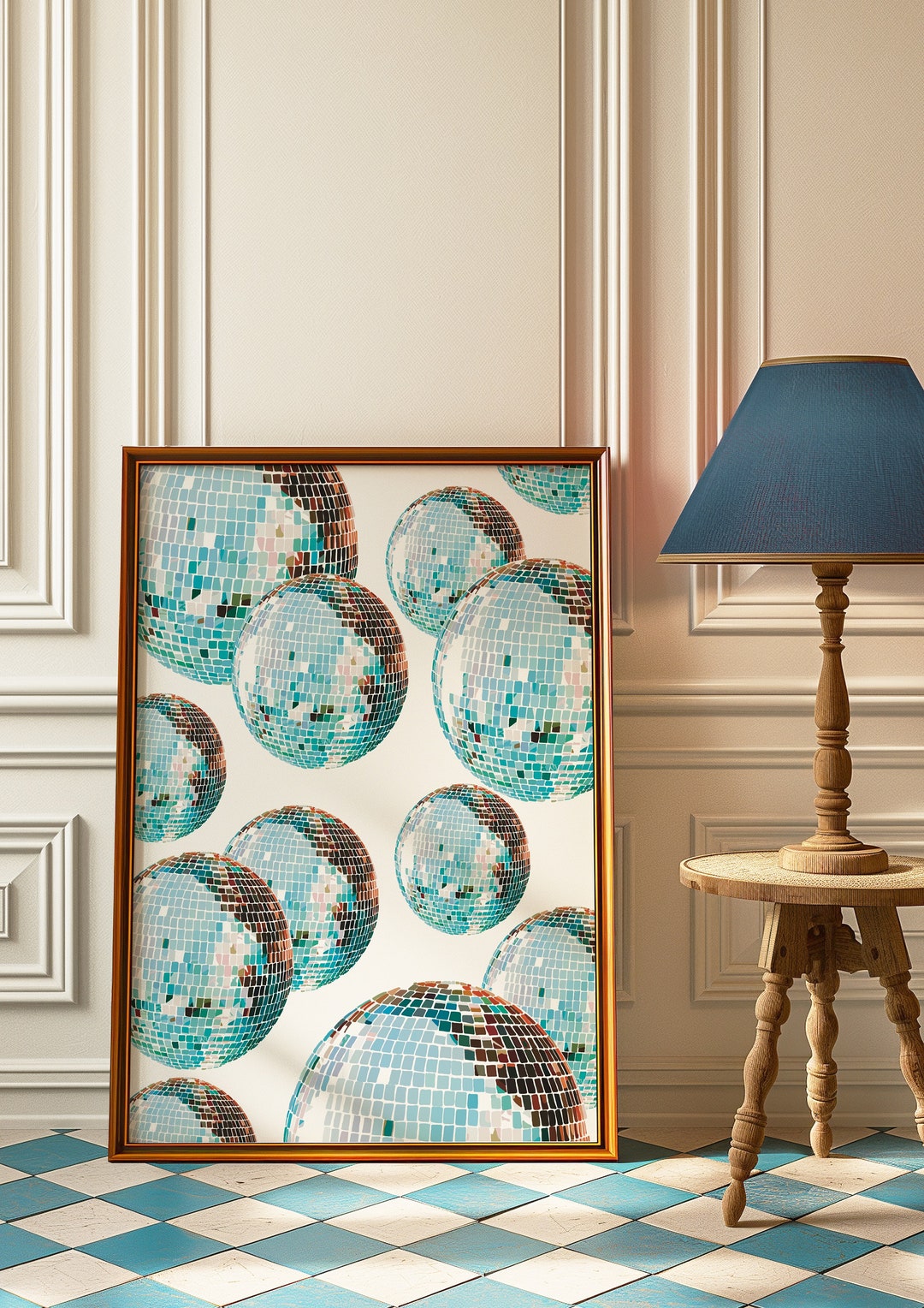 Blue Disco Collection Print / Digital Download - Etsy