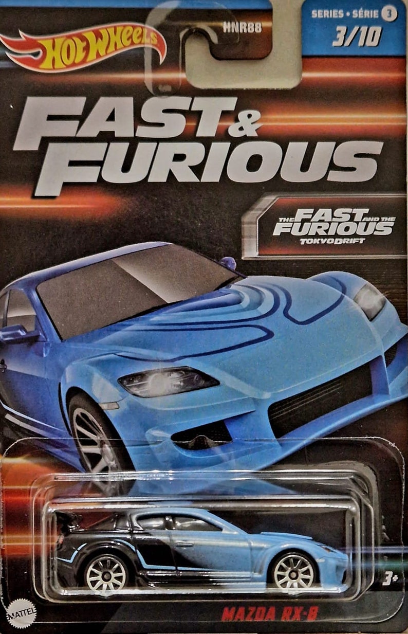 Hotwheels Fast and Furious Mazda Rx8 Tokyo Drift - Etsy