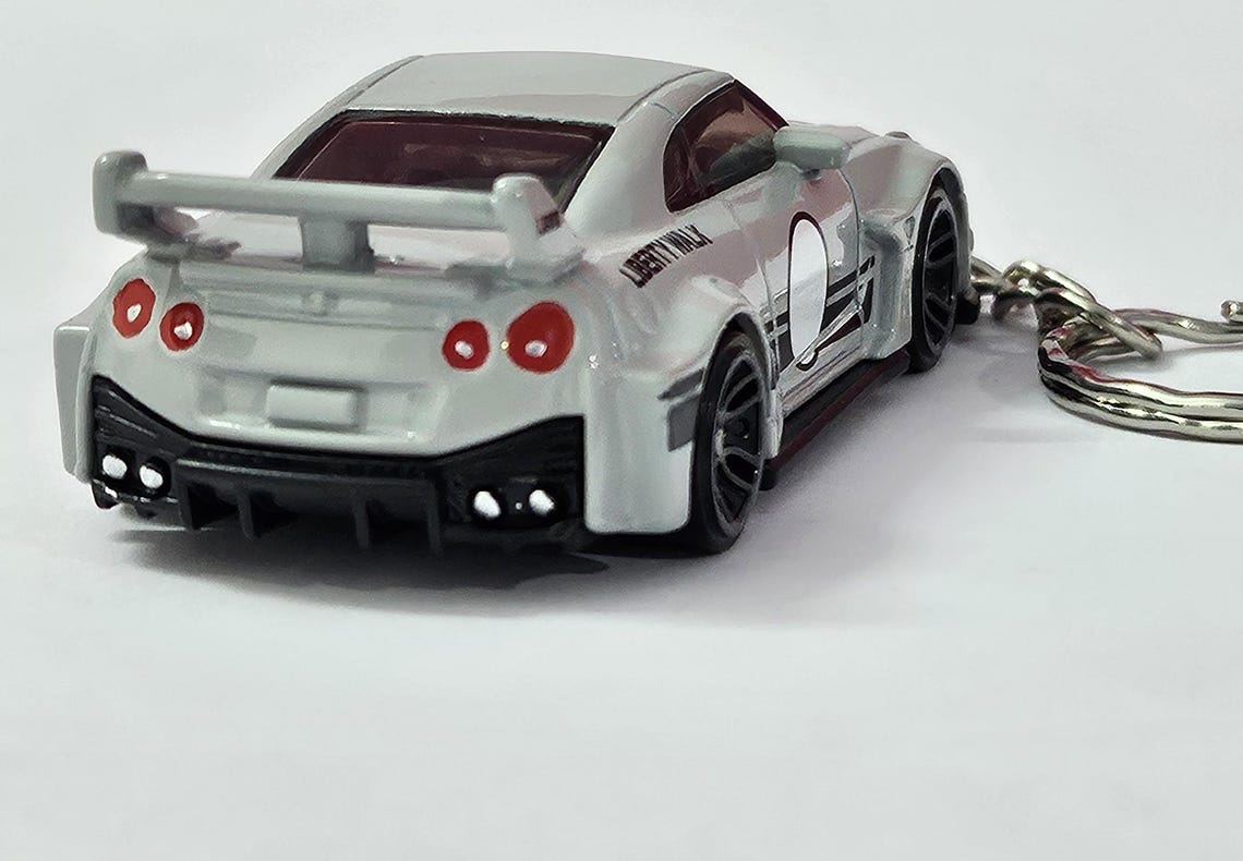Nissan Skyline Gtr R35 Keyring - Etsy