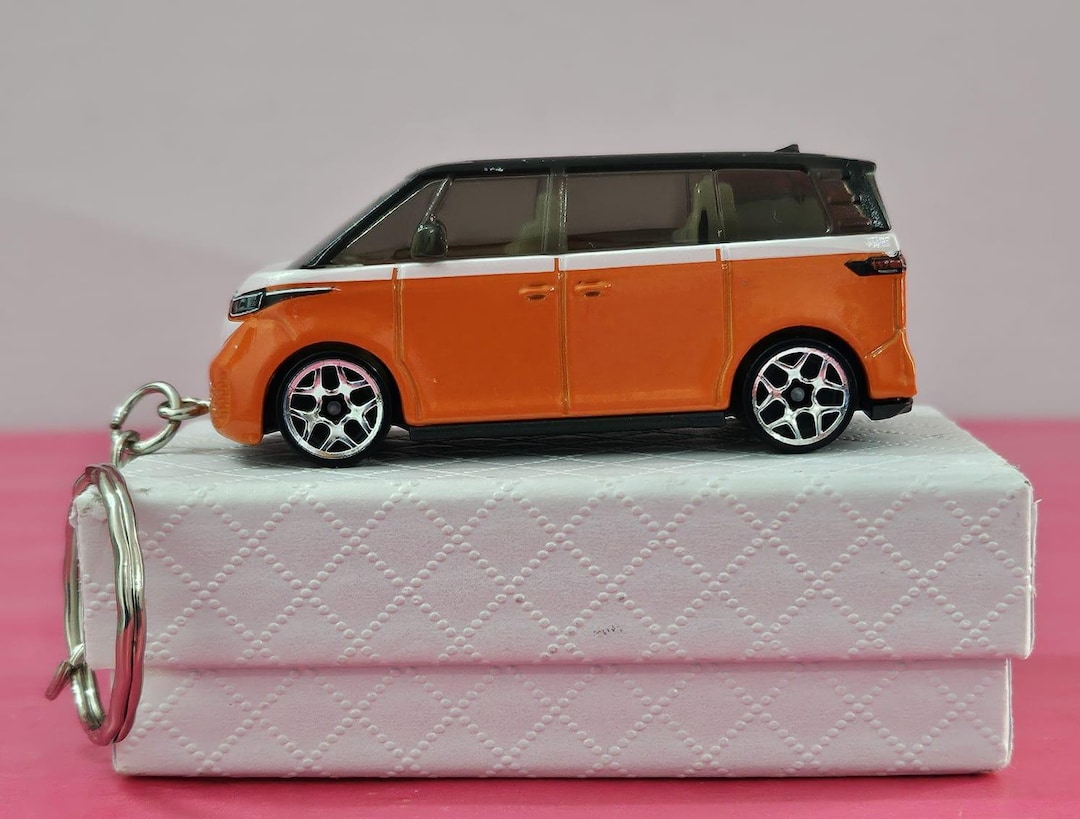 Volkswagen Id Buzz Keyring - Orange - Etsy
