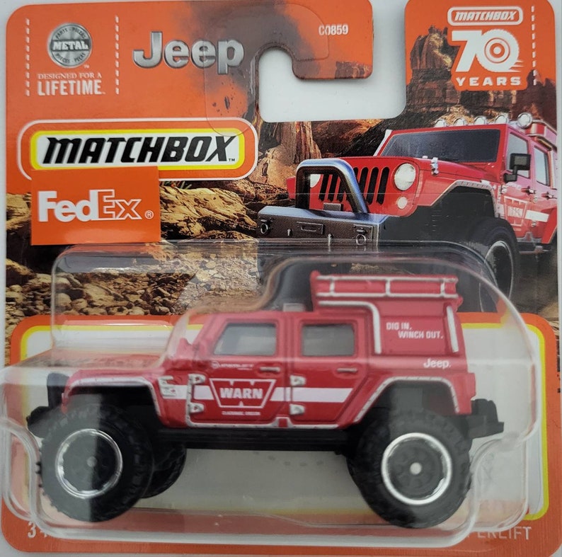 Matchbox Jeep Wrangler Super Lift - Etsy