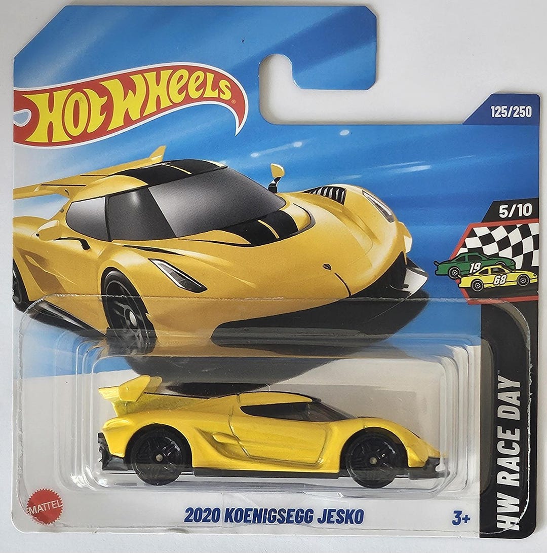 Hotwheels Koenigsegg Jesko Yellow - Etsy