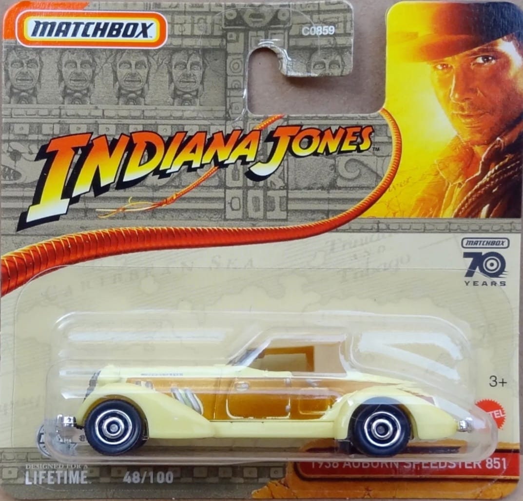 Matchbox Indiana Jones 1936 Auburn Speedster 851 - Etsy