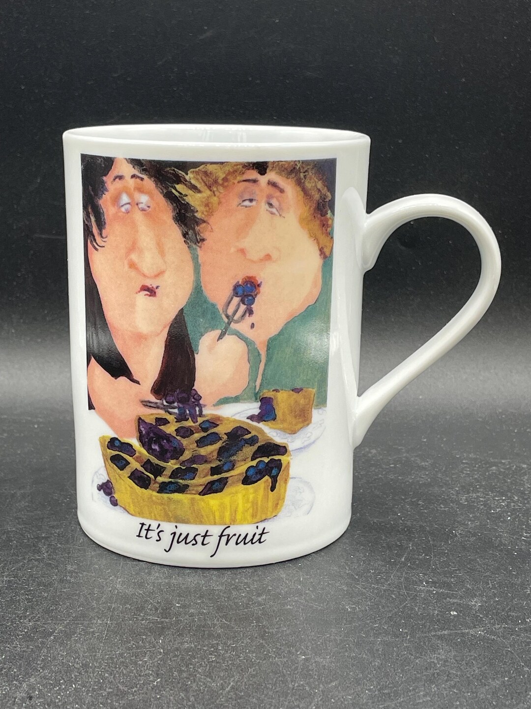 Erika Oller It's Just Fruit Porcelain Witty Humor Coffee/tea Mug - Etsy