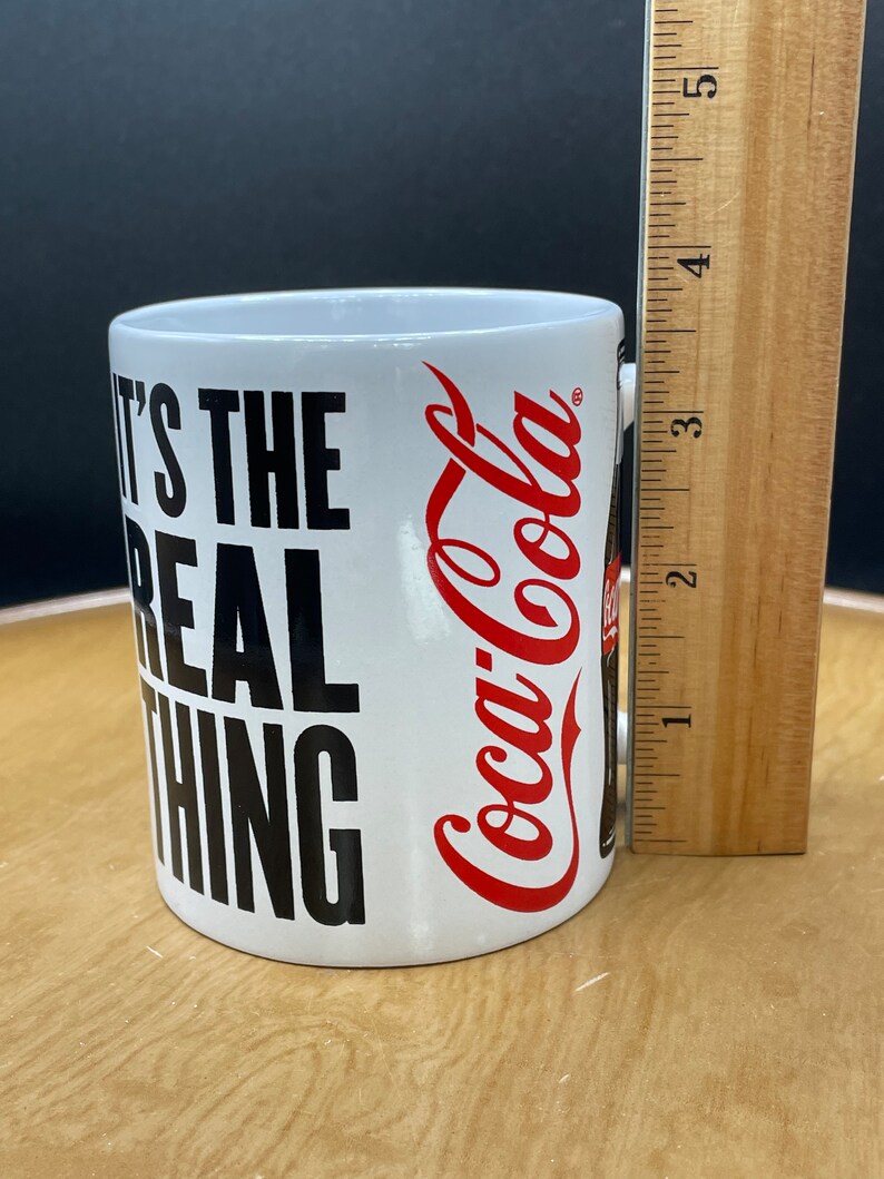 Coca Cola It's the Real Thing Slogan Vintage Coffee/tea - Etsy