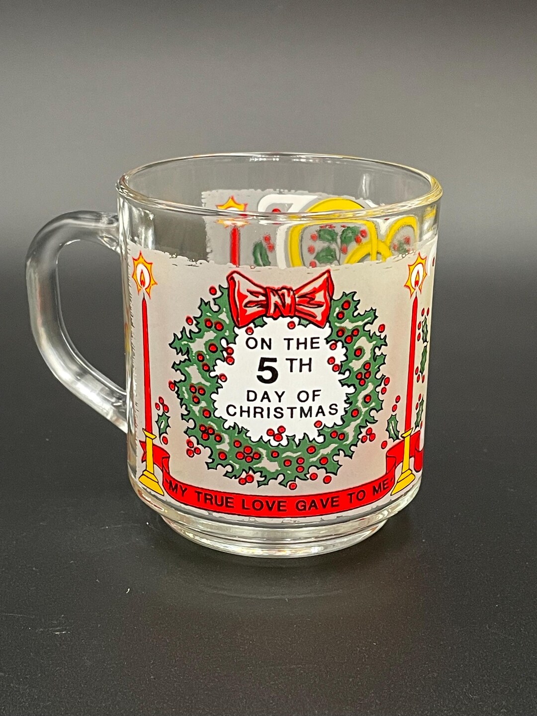 Luminarc on the 5th Day of Christmas "twelve Days of Christmas" Glass ...