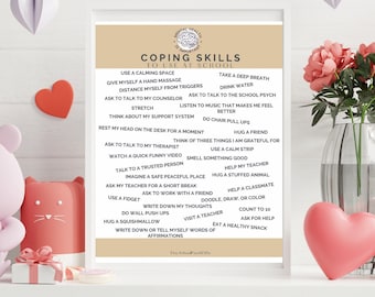 Spanish Coping Skills to Use at School, Ready to Print, PDF File ...
