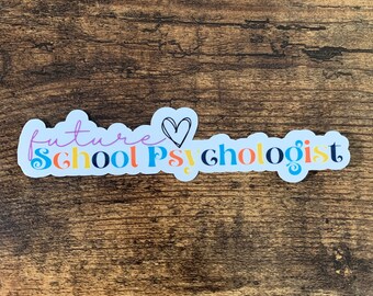 School Psych Sticker-school Psychologist Sticker School Psychometrist ...