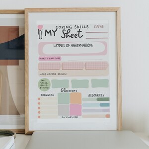 My Coping Skills Sheet PDF File, Coping Plan, Coping Skills, Mental ...