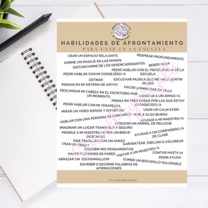 Spanish Coping Skills to Use at School, Ready to Print, PDF File ...
