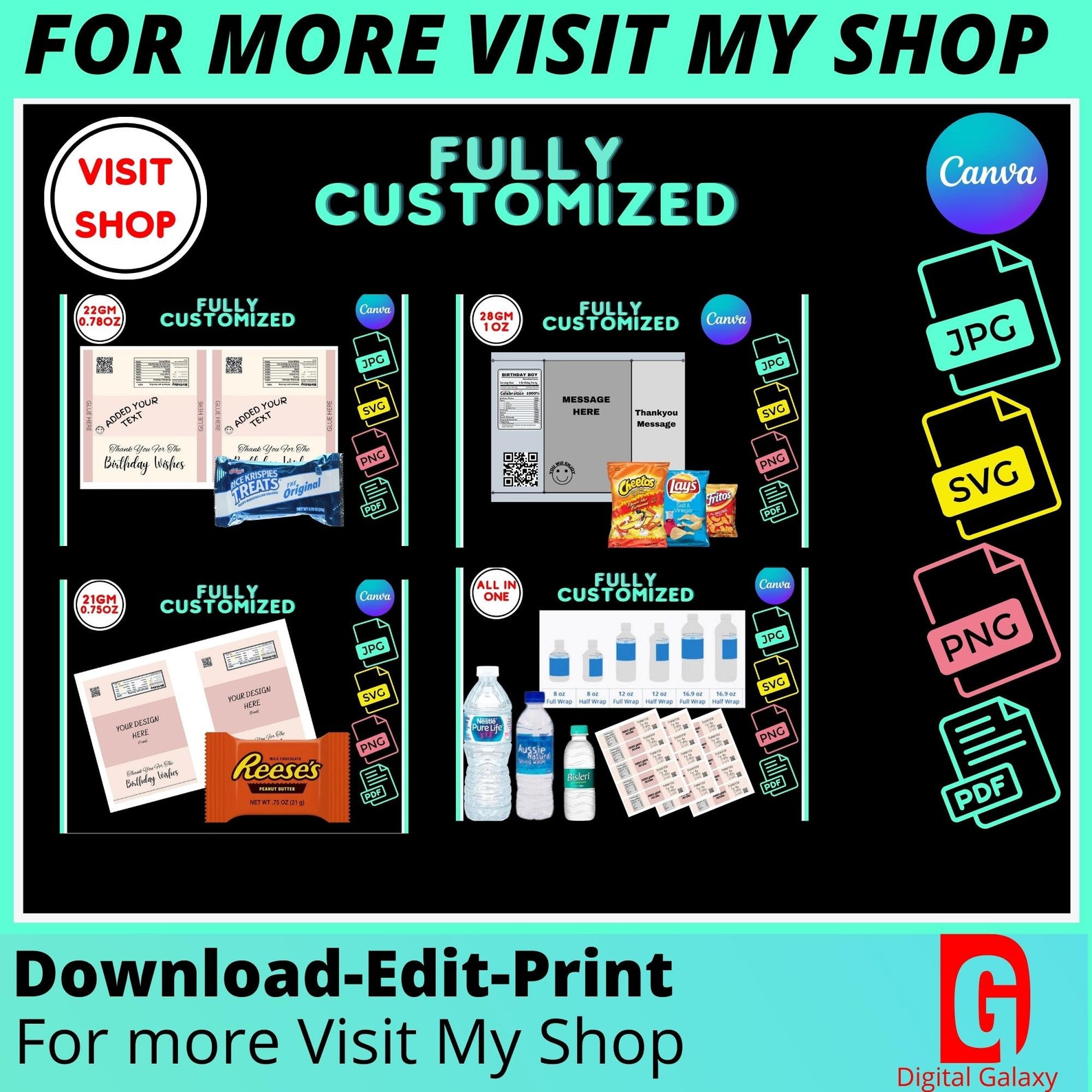 Circle Template 2 Inch Circles Template 2inch Cup Cake - Etsy