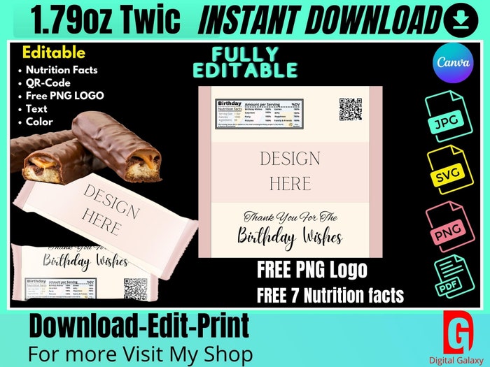 Twix Svg - Etsy