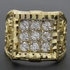 Real 10k Yellow Solid Gold Men's Round Ring All Sizes 5.5 Grams 16.9 X ...