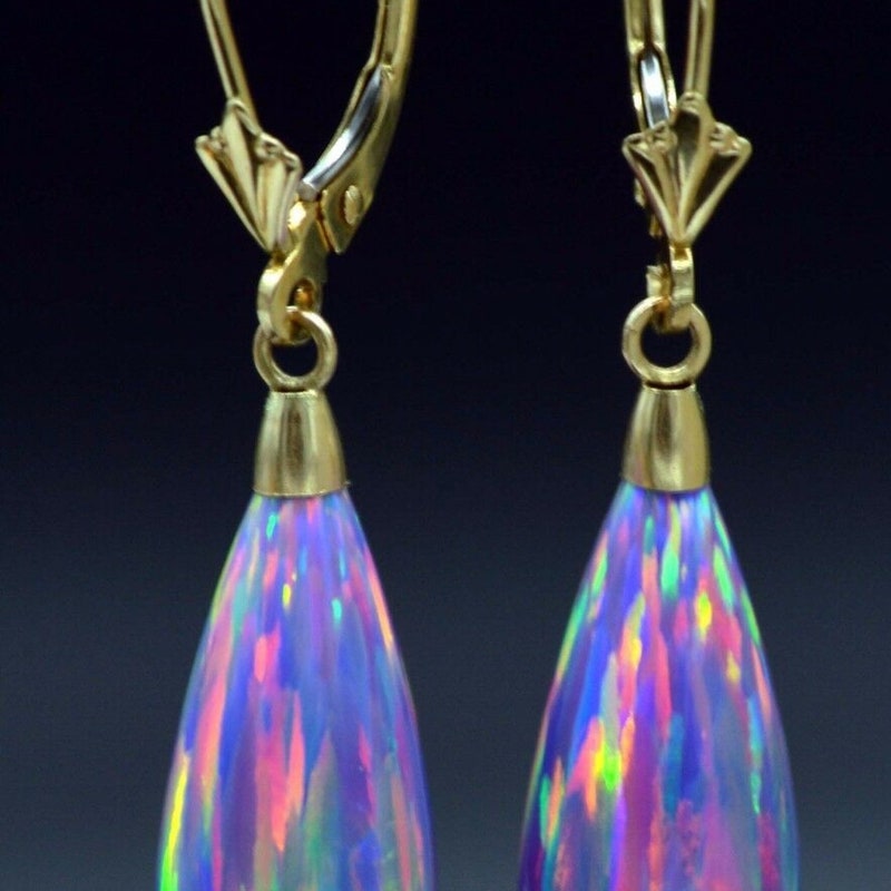 Purple Fire Opal - Etsy