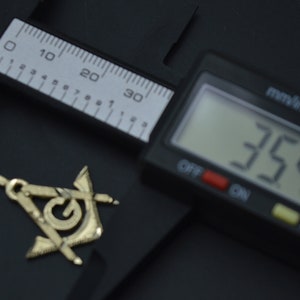 Real 10K Solid Yellow Gold Turtle Shiny Freemason Masonic Charm Pendant ...