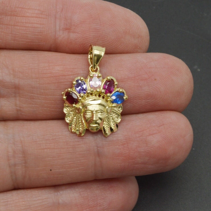 Gold Aztec Pendant - Etsy