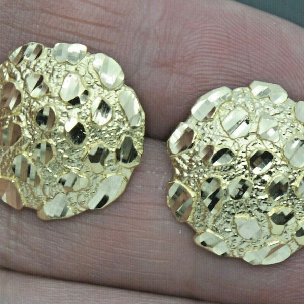 Gold Nugget Earrings - Etsy
