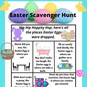 Easter Scavenger Hunt - Etsy