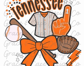 Tennessee VOLS Baseball PNG Digital File - Etsy