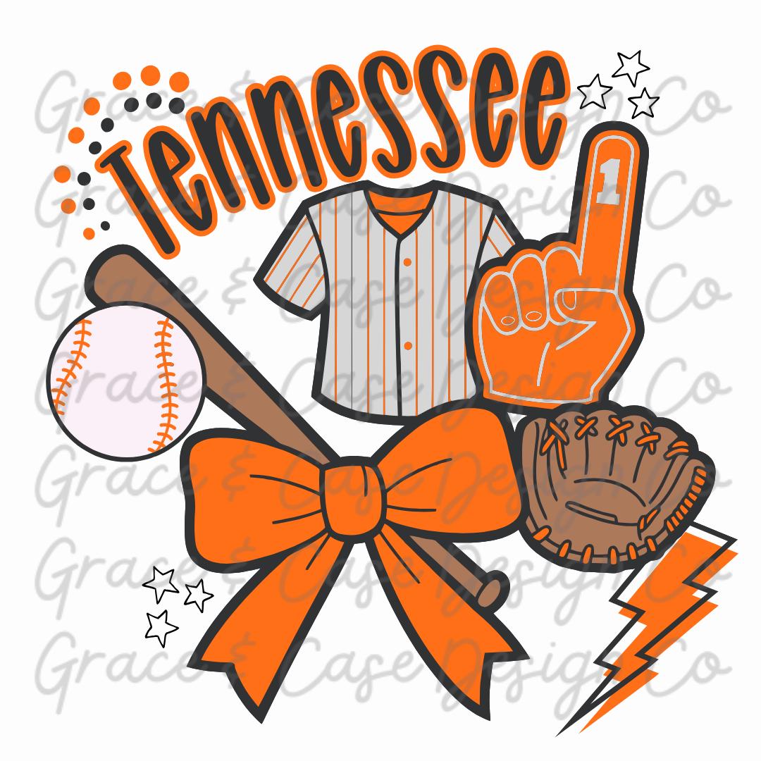 Tennessee Baseball PNG - Etsy