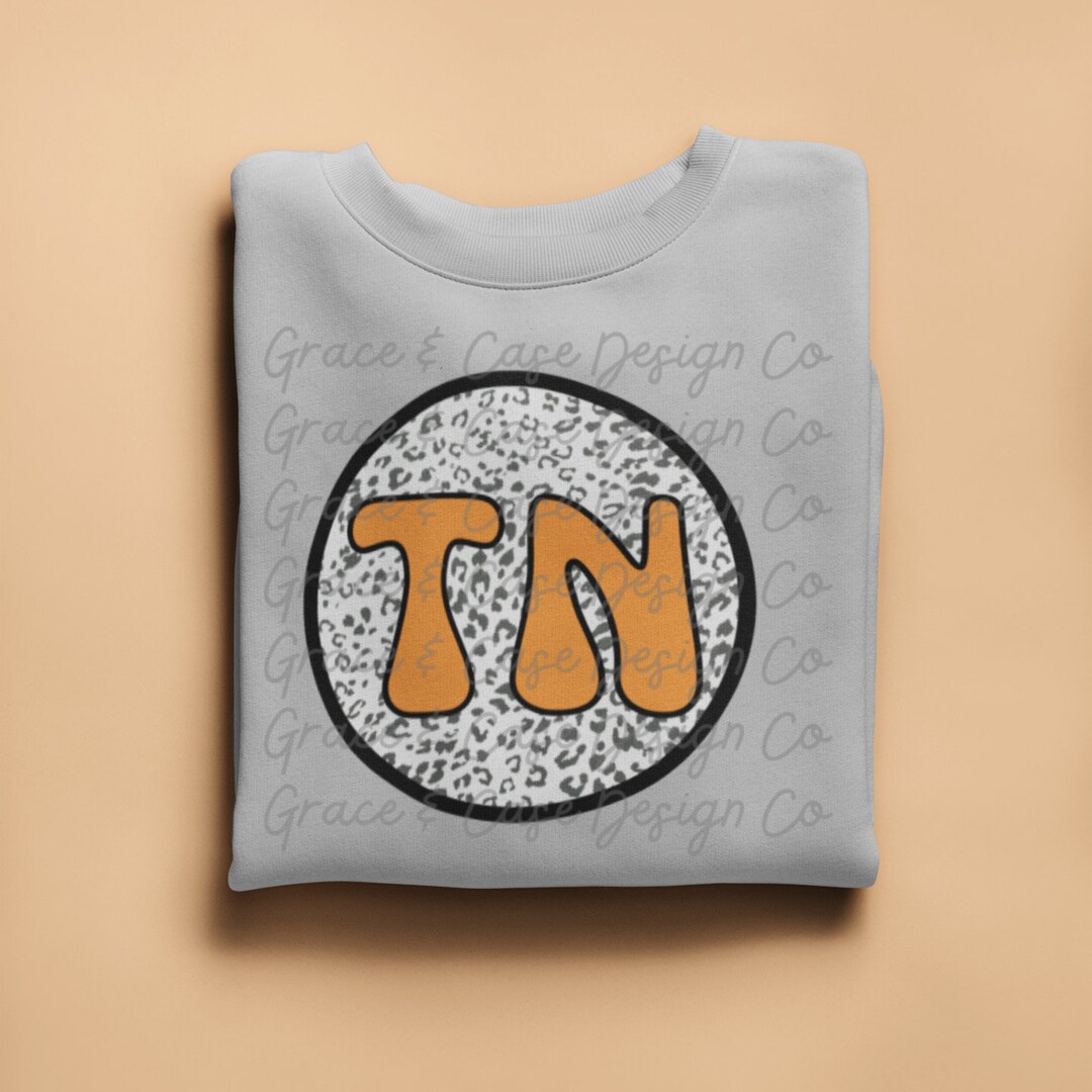 Tennessee Circle Cheetah Print PNG - Etsy