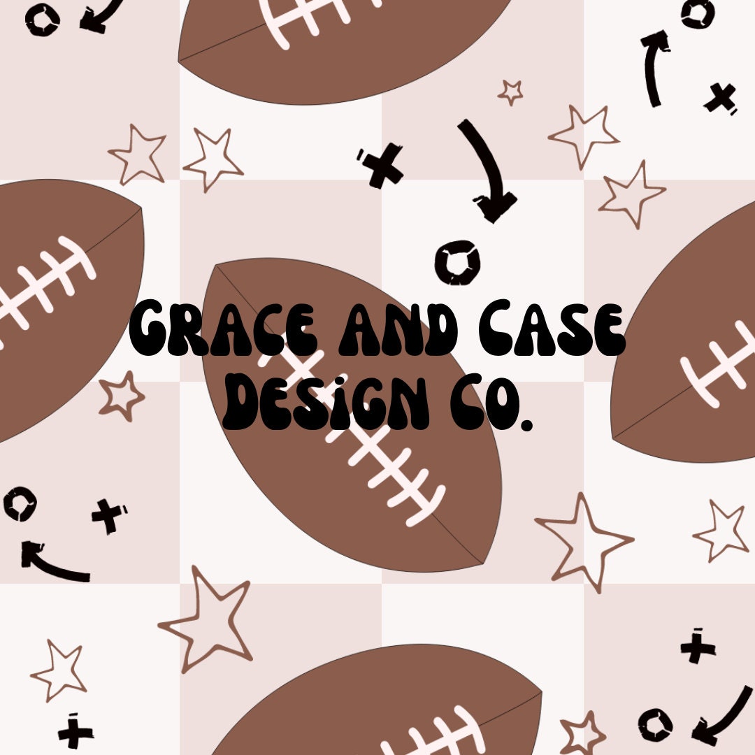 Neutral Football Seamless Pattern Design - Etsy