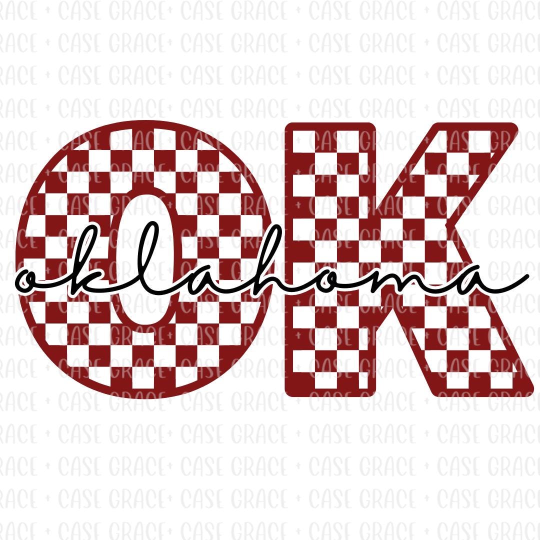 Oklahoma Checker PNG - Etsy