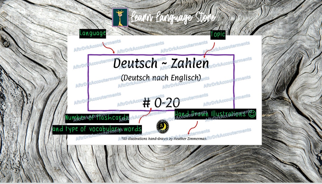 German Numbers Flashcards at Troy Jenkins blog