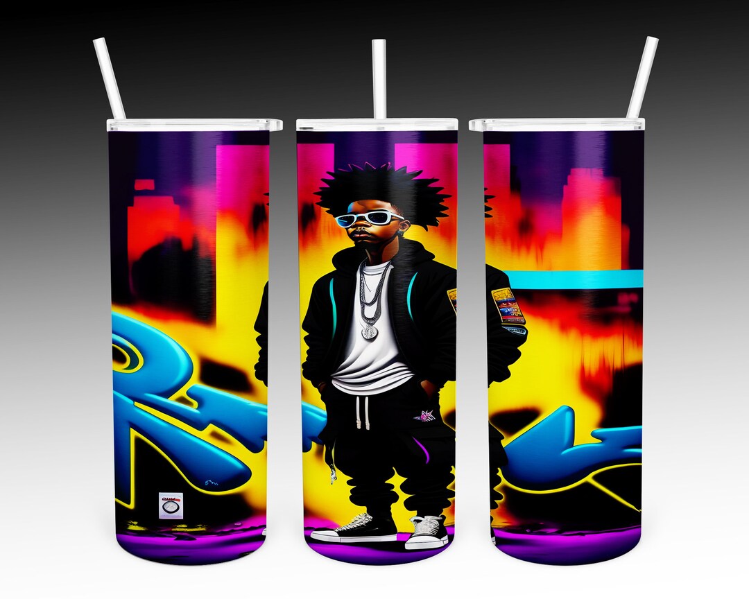 W.R. Boy With Graffiti Tumbler File 1 - Etsy