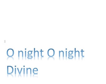 O Night Divine - Etsy