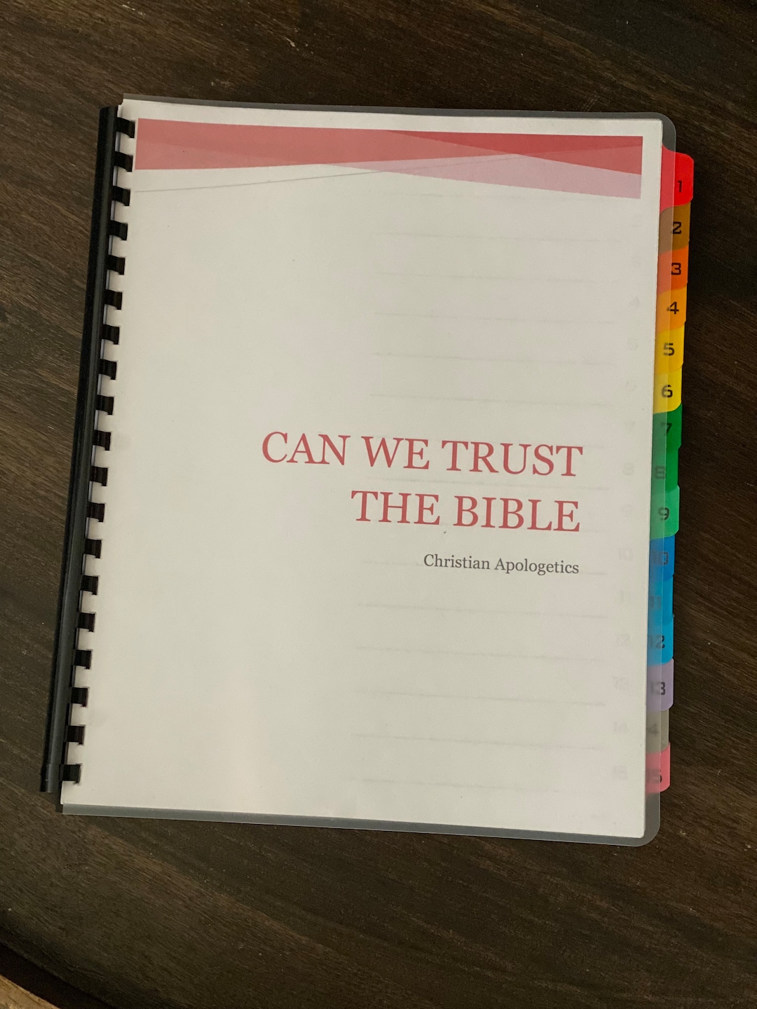 Apologetics Class Curriculum - Can We Trust the Bible - Etsy