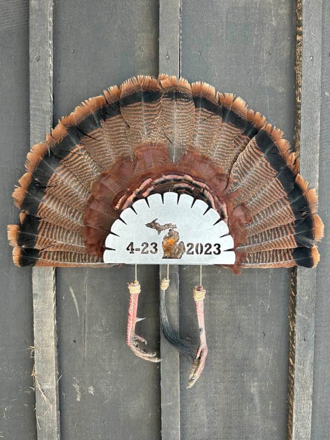 Turkey Fan Plaque - Etsy