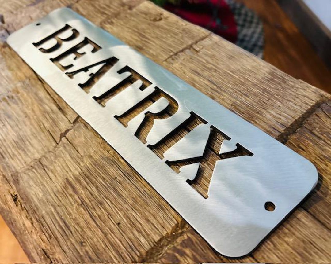 Custom Name Plate - Etsy
