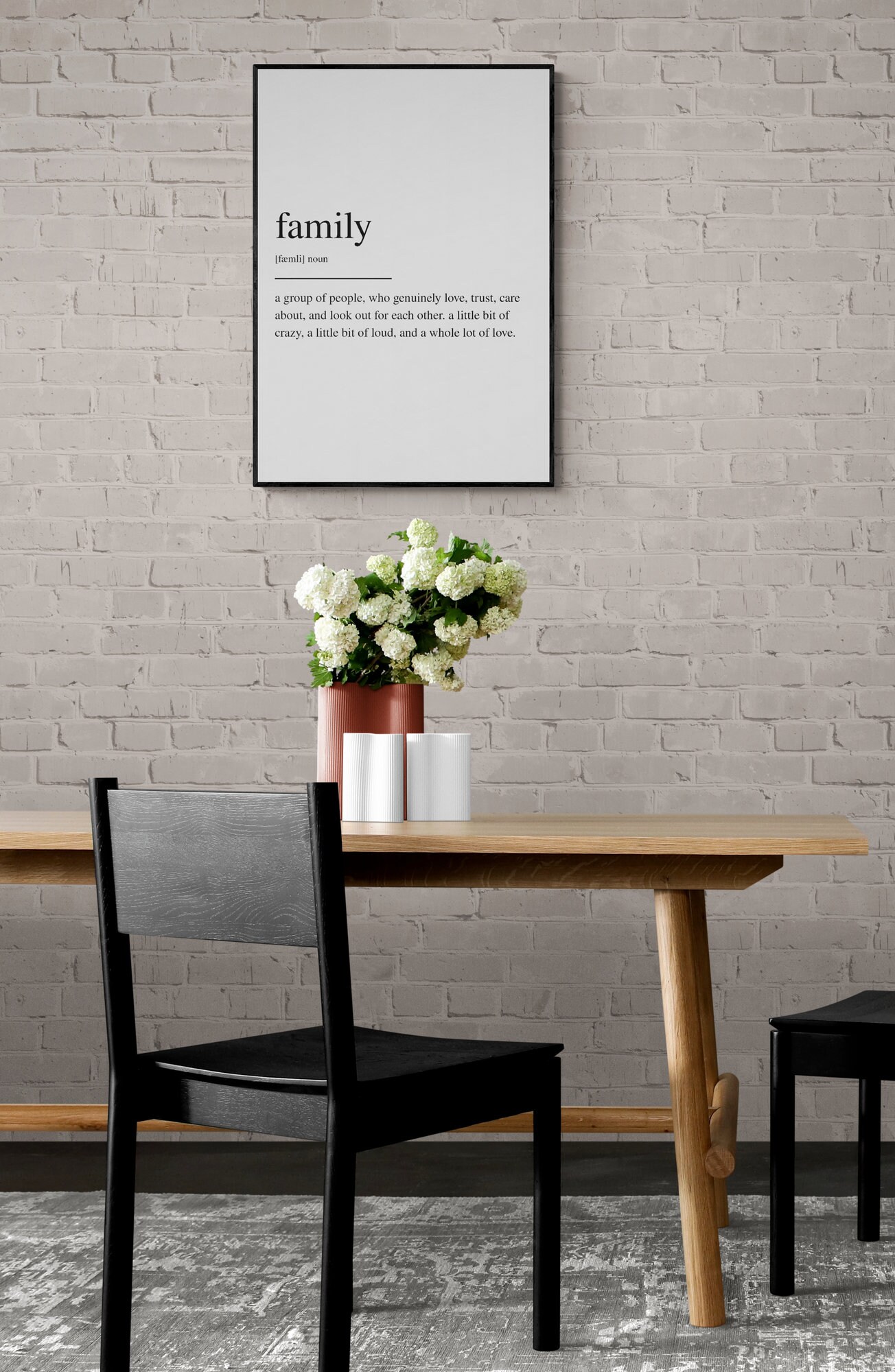 Family, Definition Wall Art, Modern Quote Prints, Home Decor, Wall Art ...