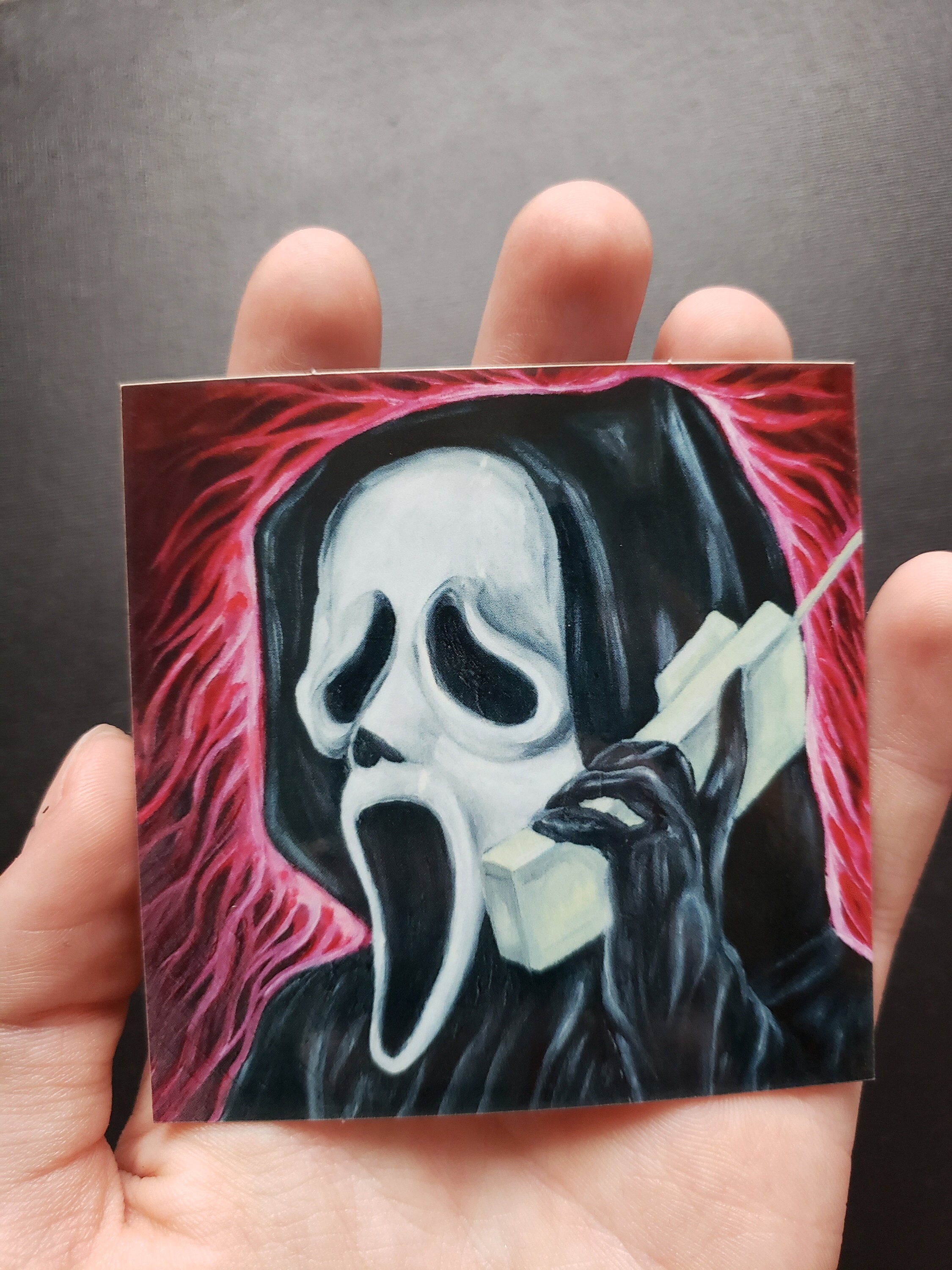 Ghostface Sticker - Etsy