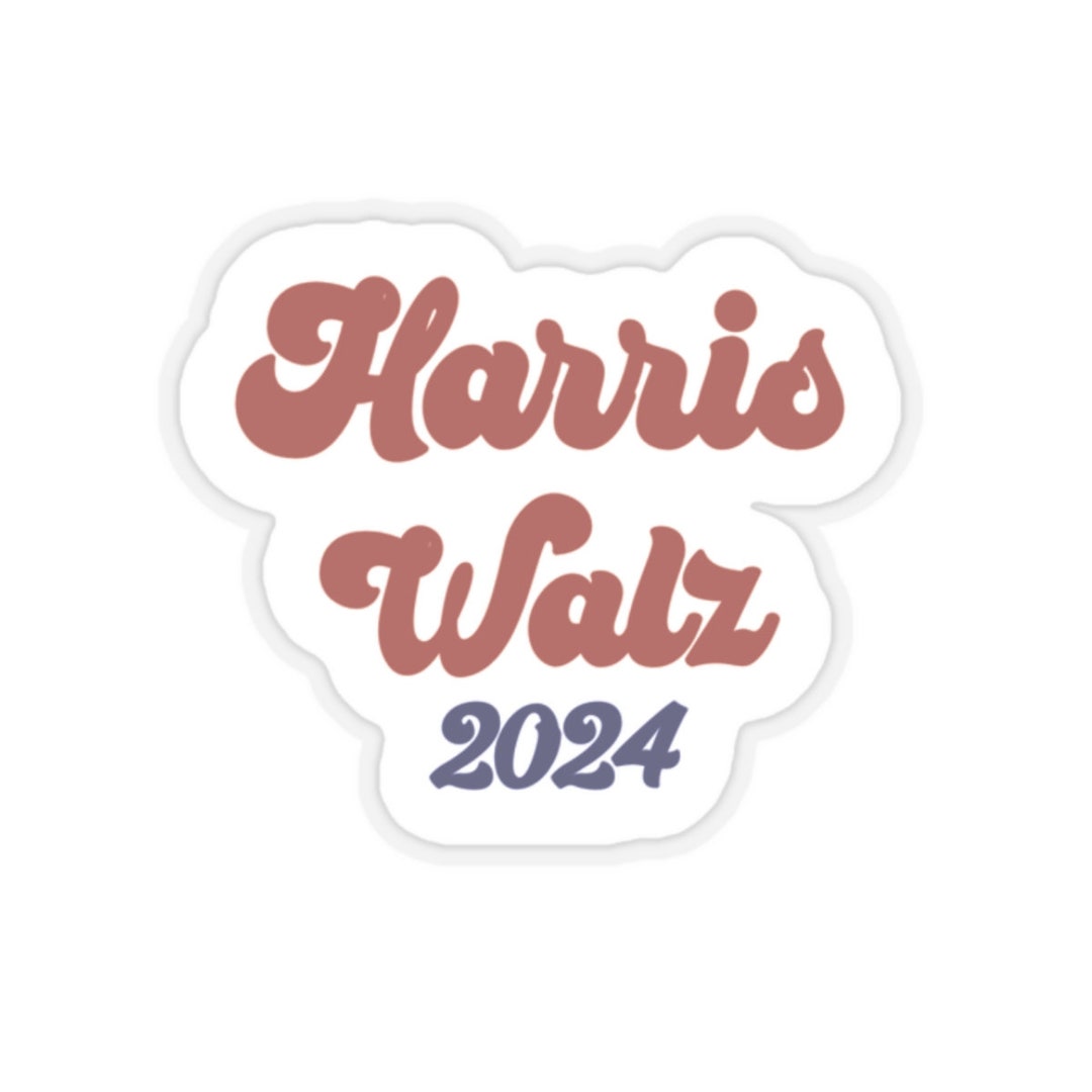 Kamala Harris Tim Walz Sticker 2024 - Etsy UK