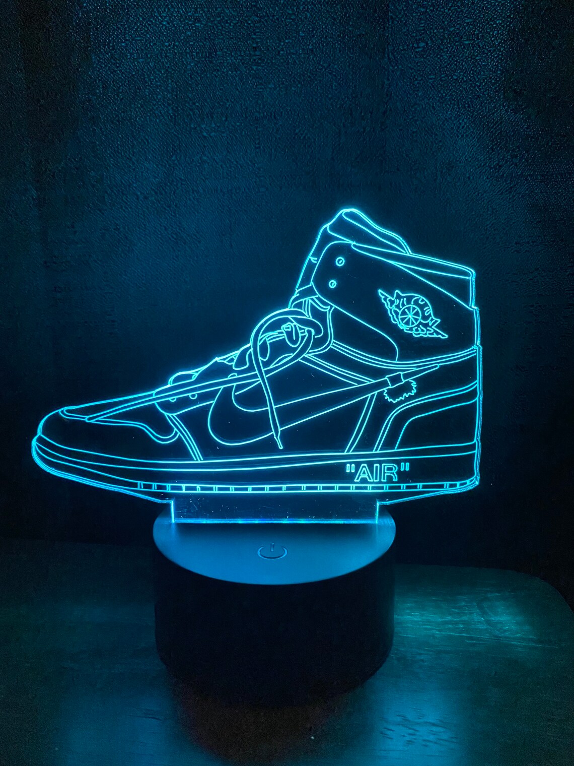 Nike Air Jordan 1 Multi Color 3D LED Lamp. Night Light | Etsy