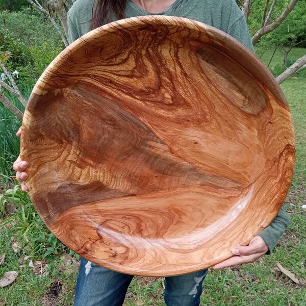 Large Wood Bowl - Etsy