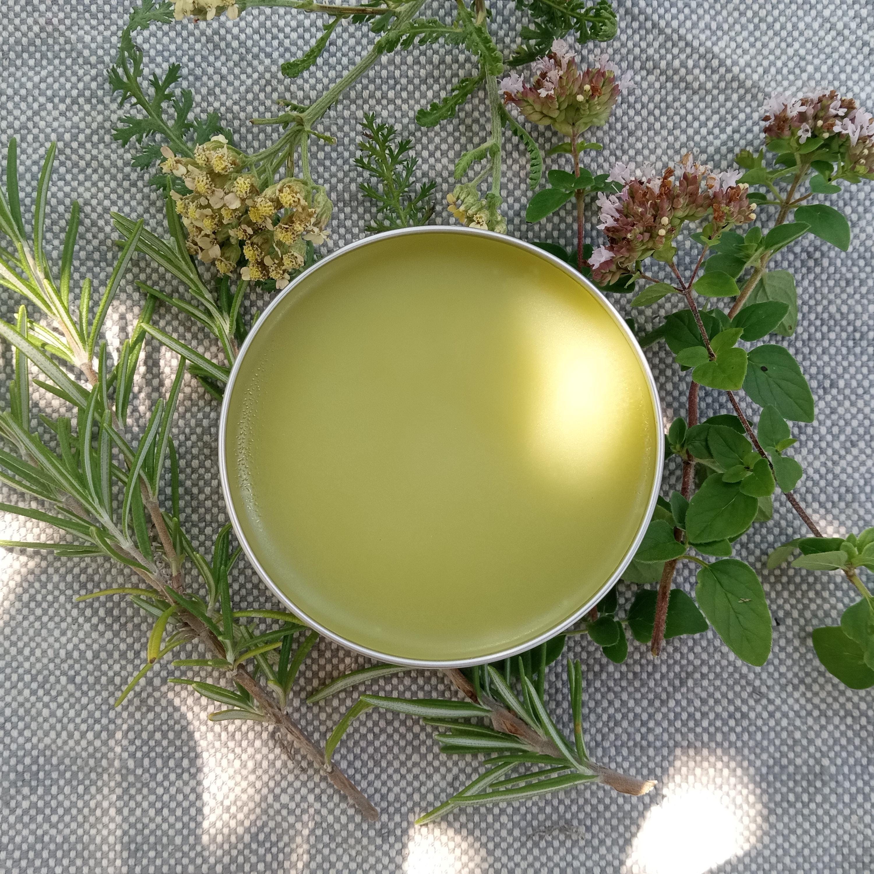 Herbal Vein Salve: Yarrow, Calendula, Cypress & Geranium Toning ...