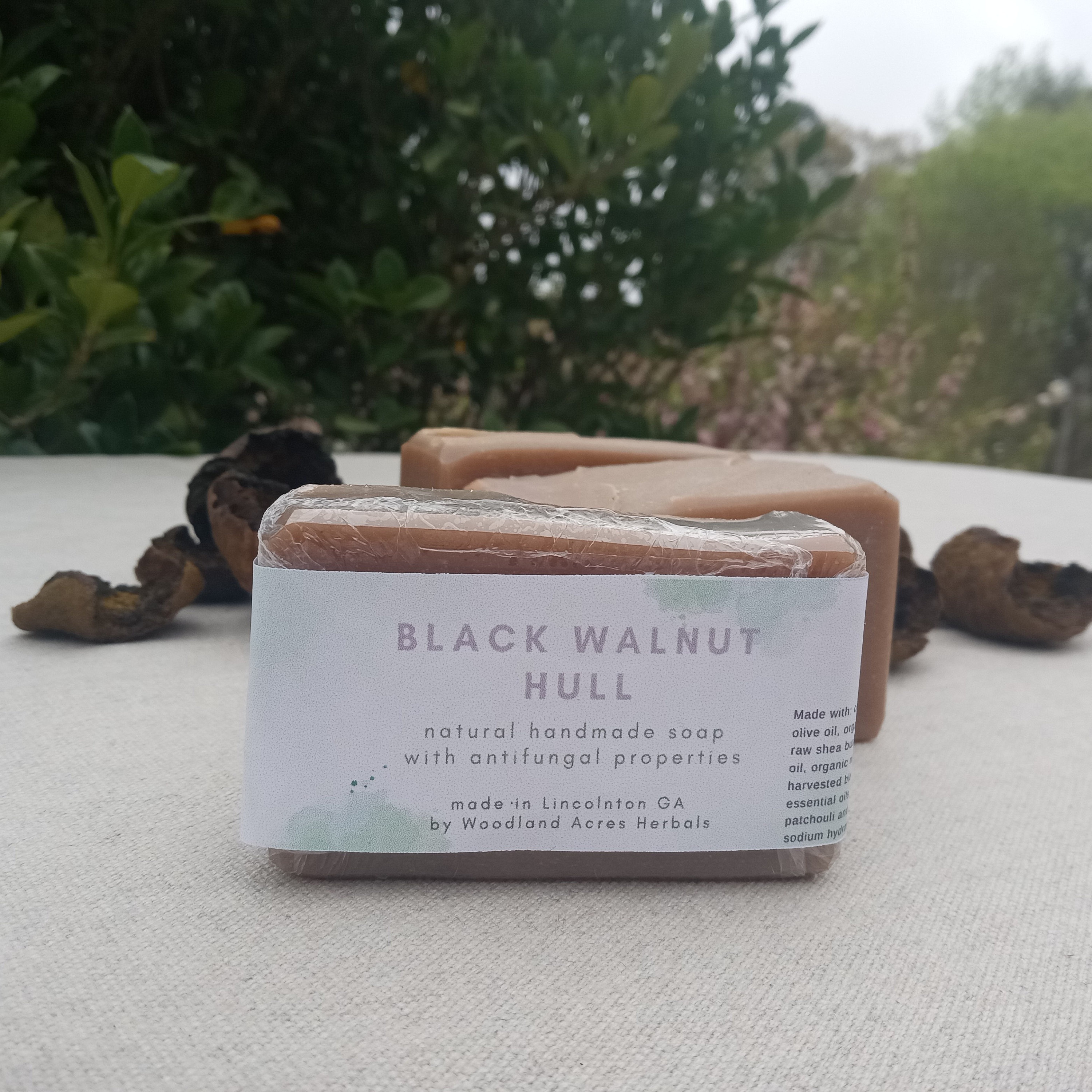 Black Walnut Hull Soap: Tea Tree, Neem & Shea - Herbal Vegan Bar - Etsy